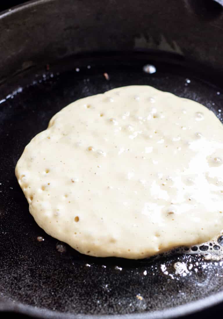 Soft Sweet Cream Pancakes Recipe - Baking with Butter