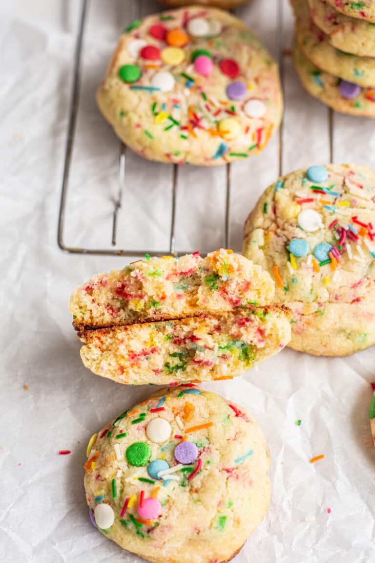 Soft Sprinkle Sugar Cookies - Baking with Butter