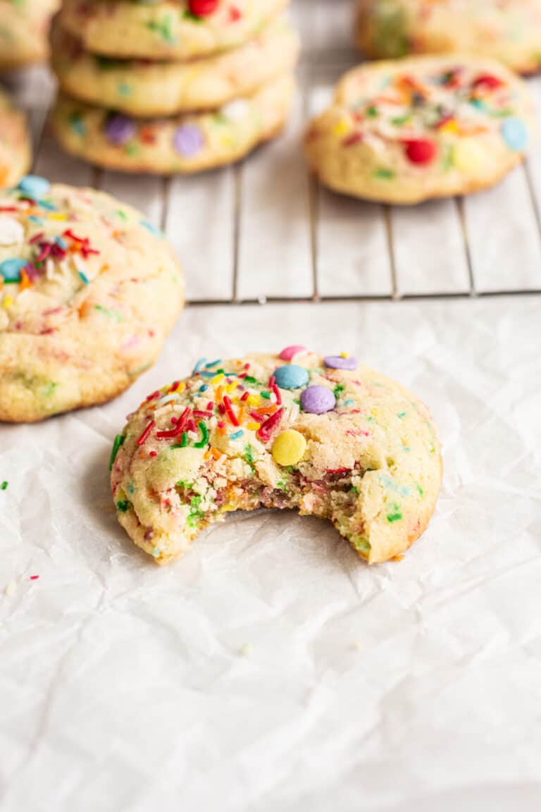Soft Sprinkle Sugar Cookies - Baking with Butter