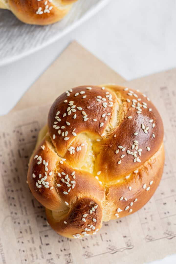 The Best Fluffy Challah Rolls - Baking with Butter