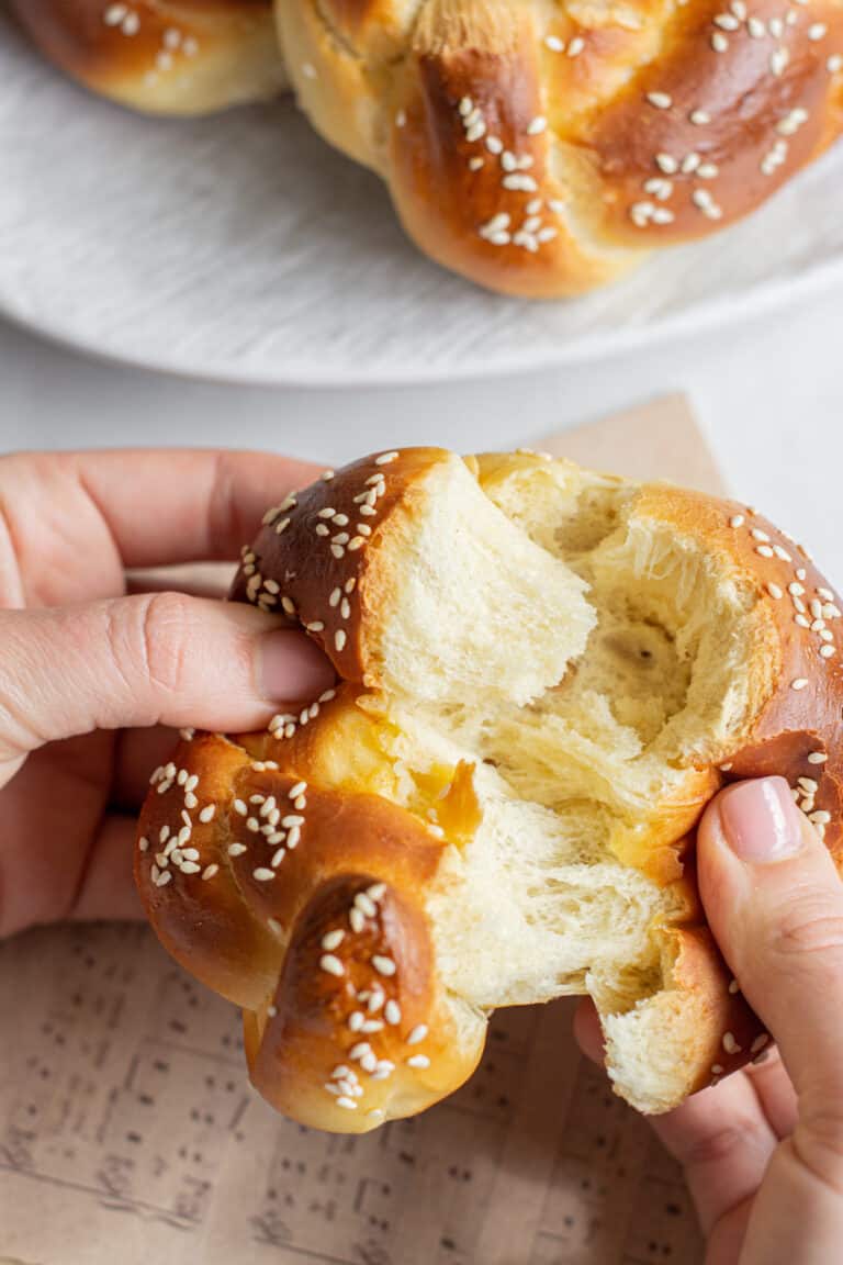 The Best Fluffy Challah Rolls - Baking with Butter
