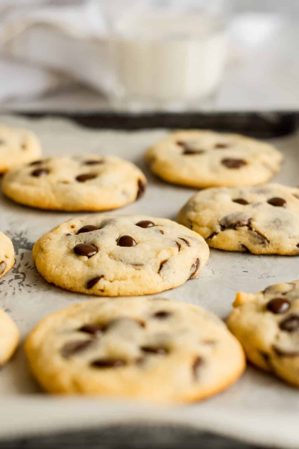 Condensed Milk Chocolate Chip Cookies - Baking with Butter