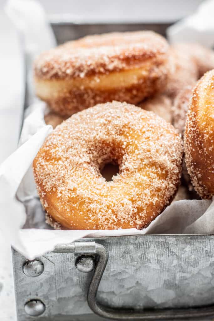 Fried Buttermilk Doughnuts - Baking with Butter