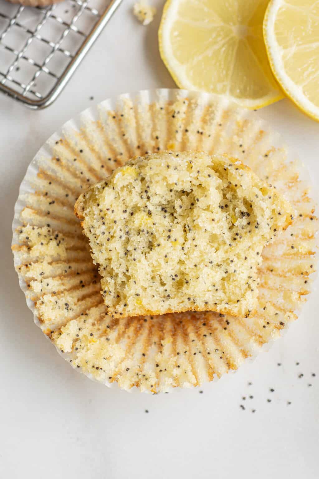 Fluffy Lemon Poppy Seed Muffins - Baking with Butter