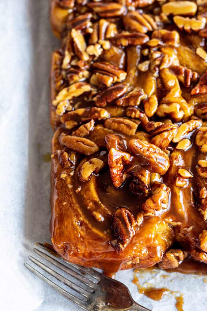 Pumpkin Sticky Buns - Baking with Butter
