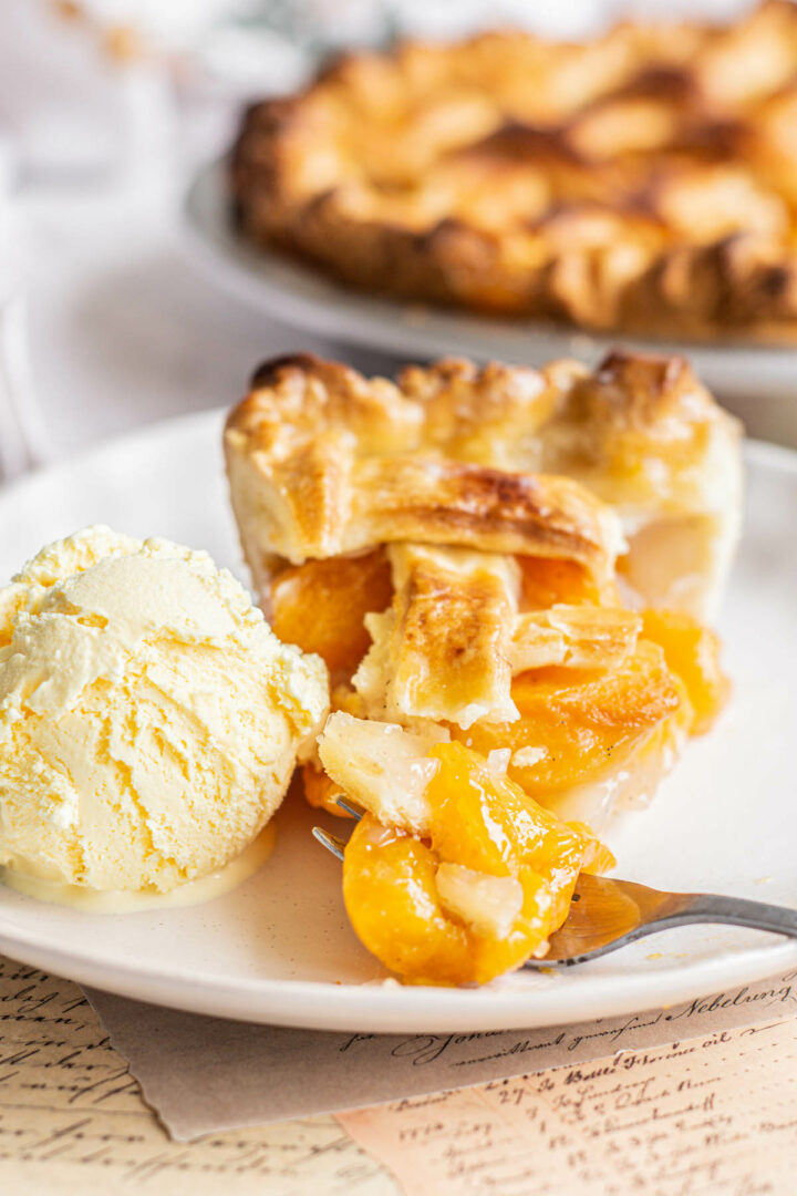 Canned Apricot Pie - Baking with Butter