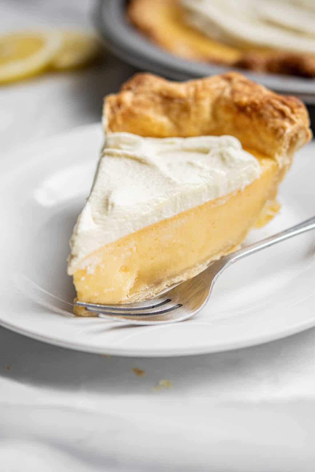 Old-Fashioned Lemon Pie - Baking with Butter