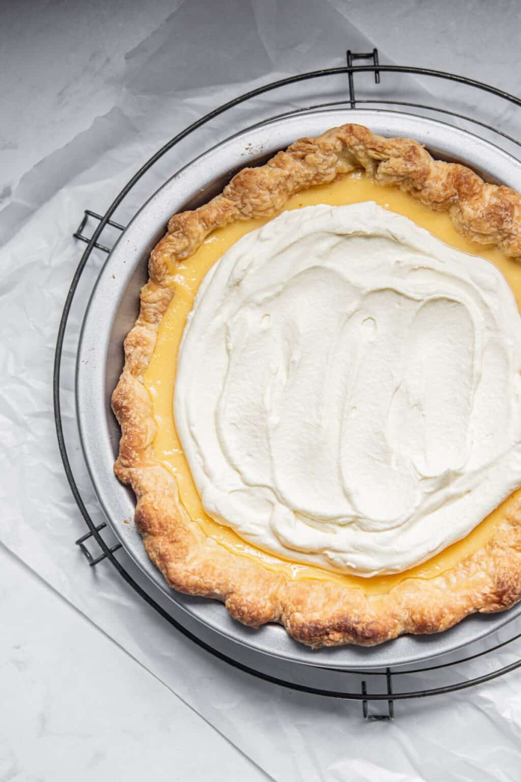 Old-Fashioned Lemon Pie - Baking with Butter
