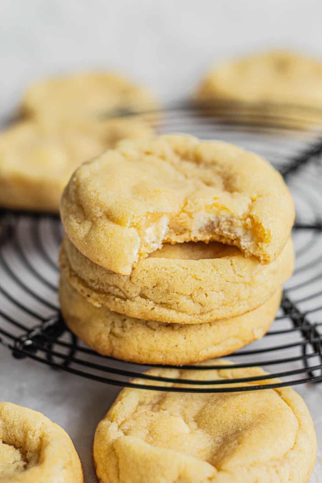 Lemon White Chocolate Cookies - Baking with Butter