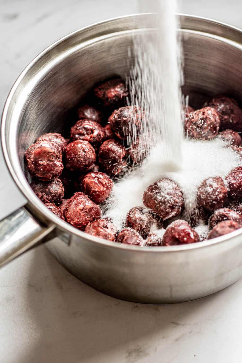 Cherry Cake Filling - Baking with Butter