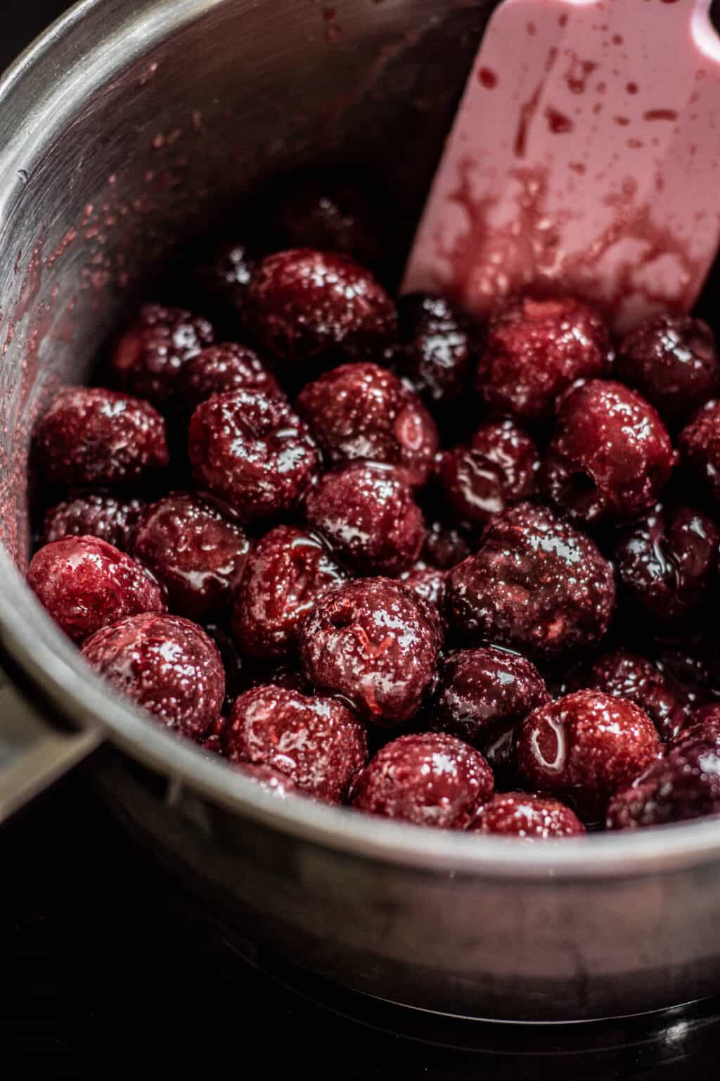 Cherry Cake Filling - Baking with Butter