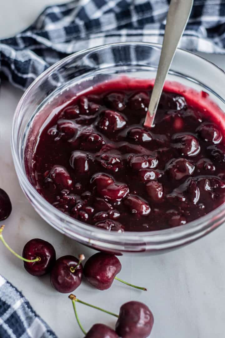 Cherry Cake Filling - Baking with Butter