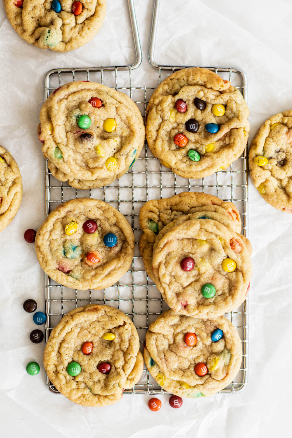 Mini M&M Cookies - Baking with Butter
