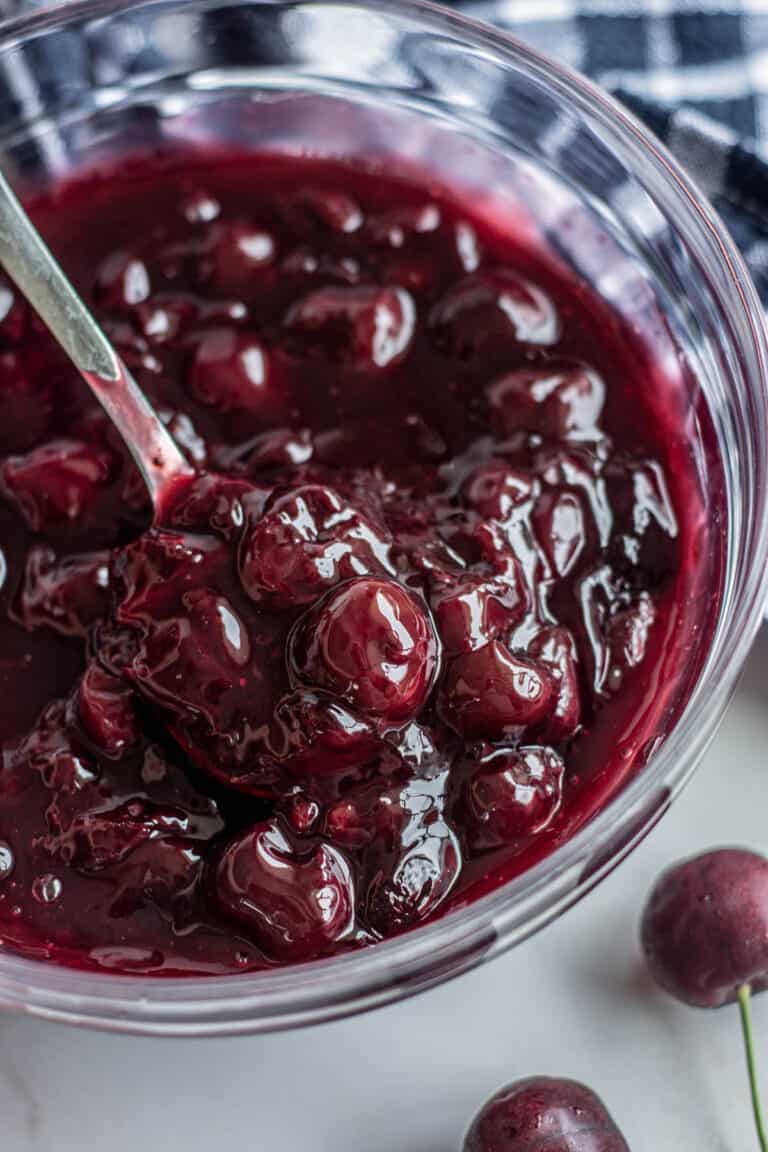 Cherry Cake Filling - Baking with Butter
