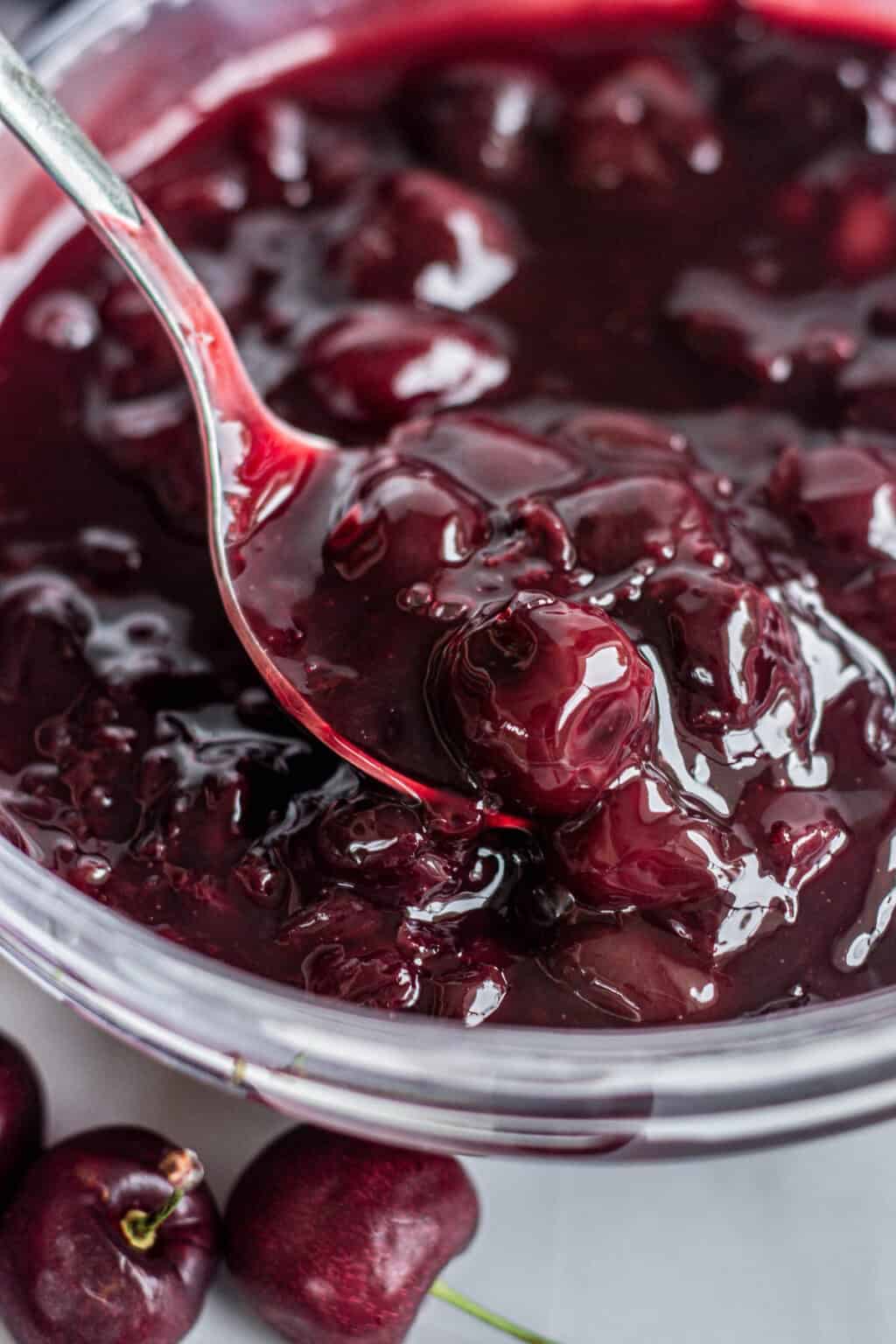 Cherry Cake Filling - Baking with Butter