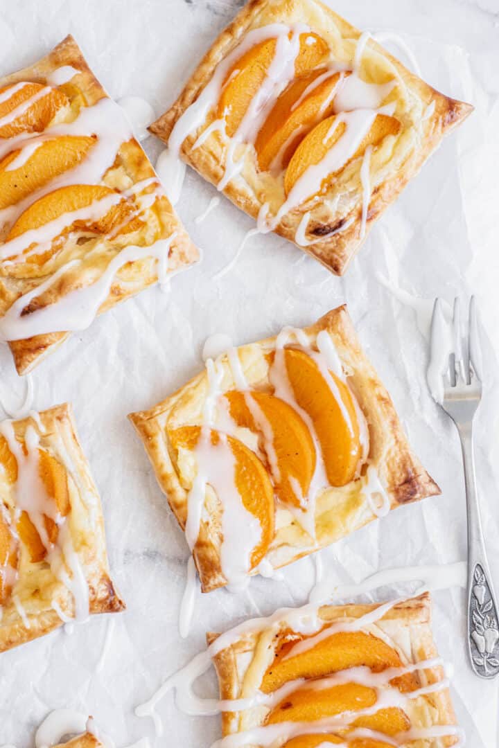 Easy Peach Danish Recipe - Baking with Butter