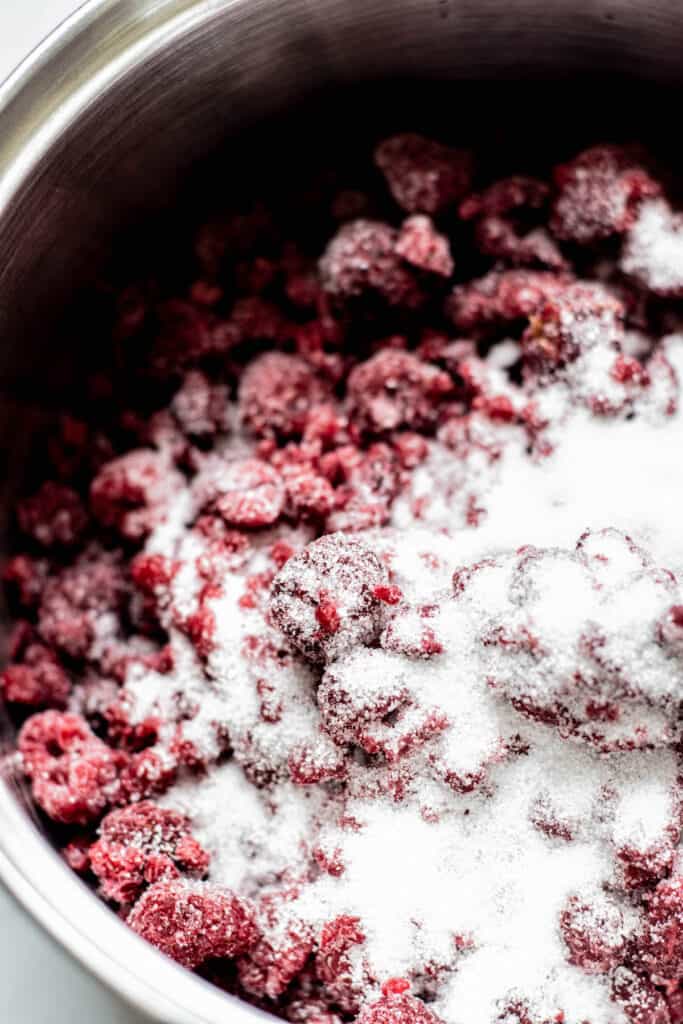 Quick Raspberry Compote - Baking with Butter