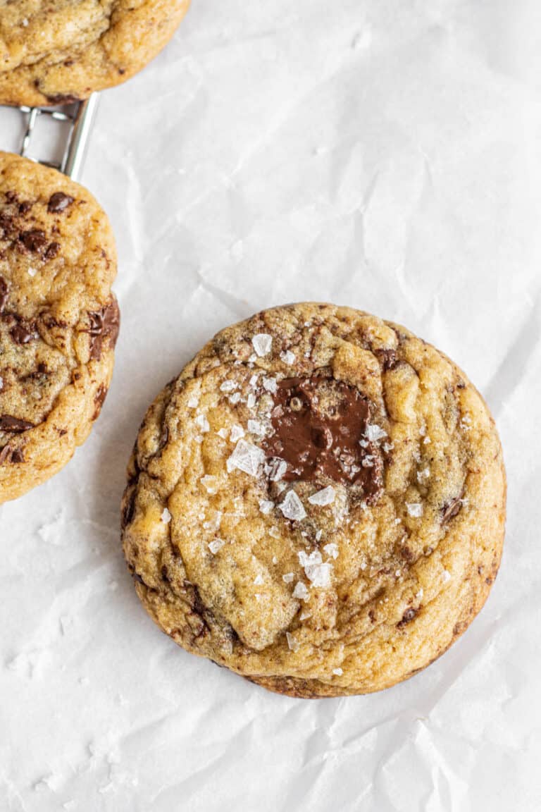 Sourdough Discard Chocolate Chip Cookies - Baking with Butter