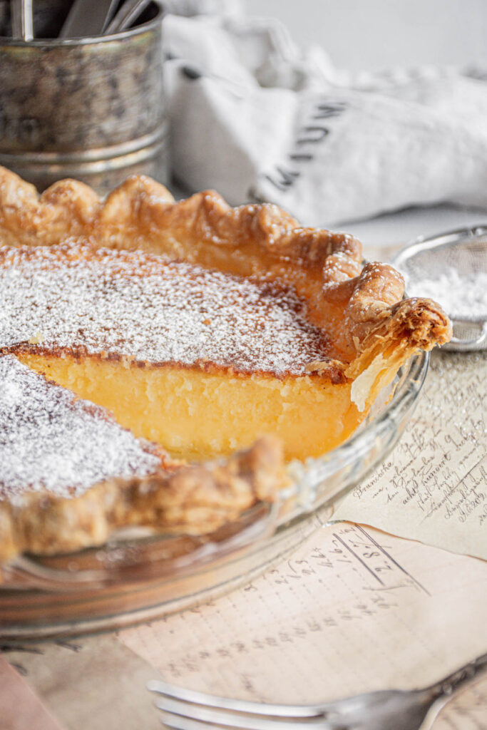Buttermilk Chess Pie - Baking with Butter