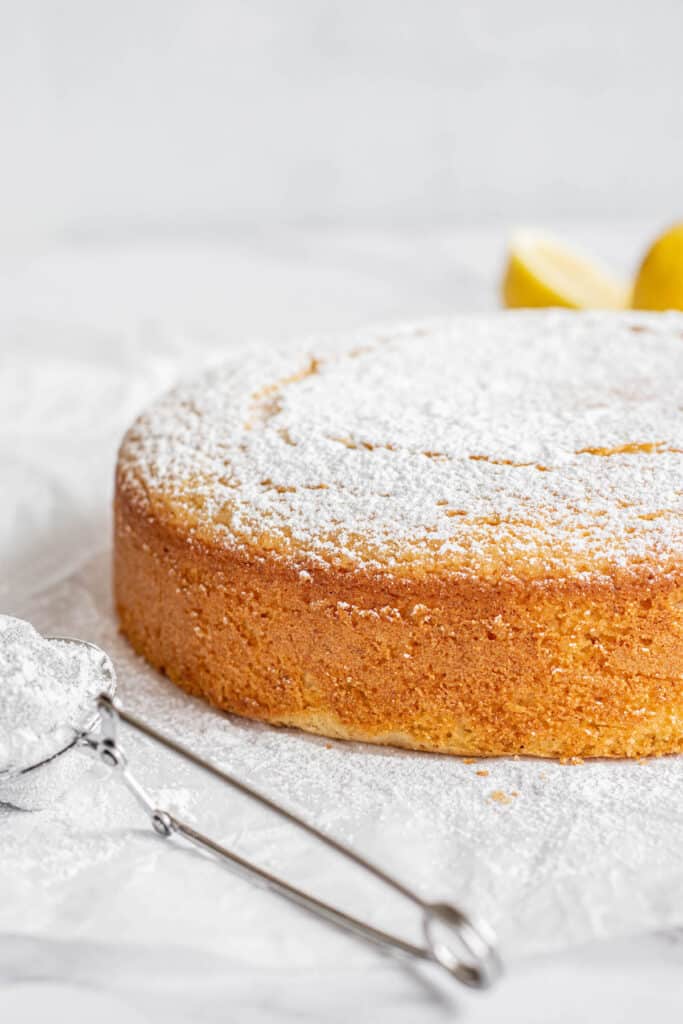 Lemon Sour Cream Cake - Baking with Butter
