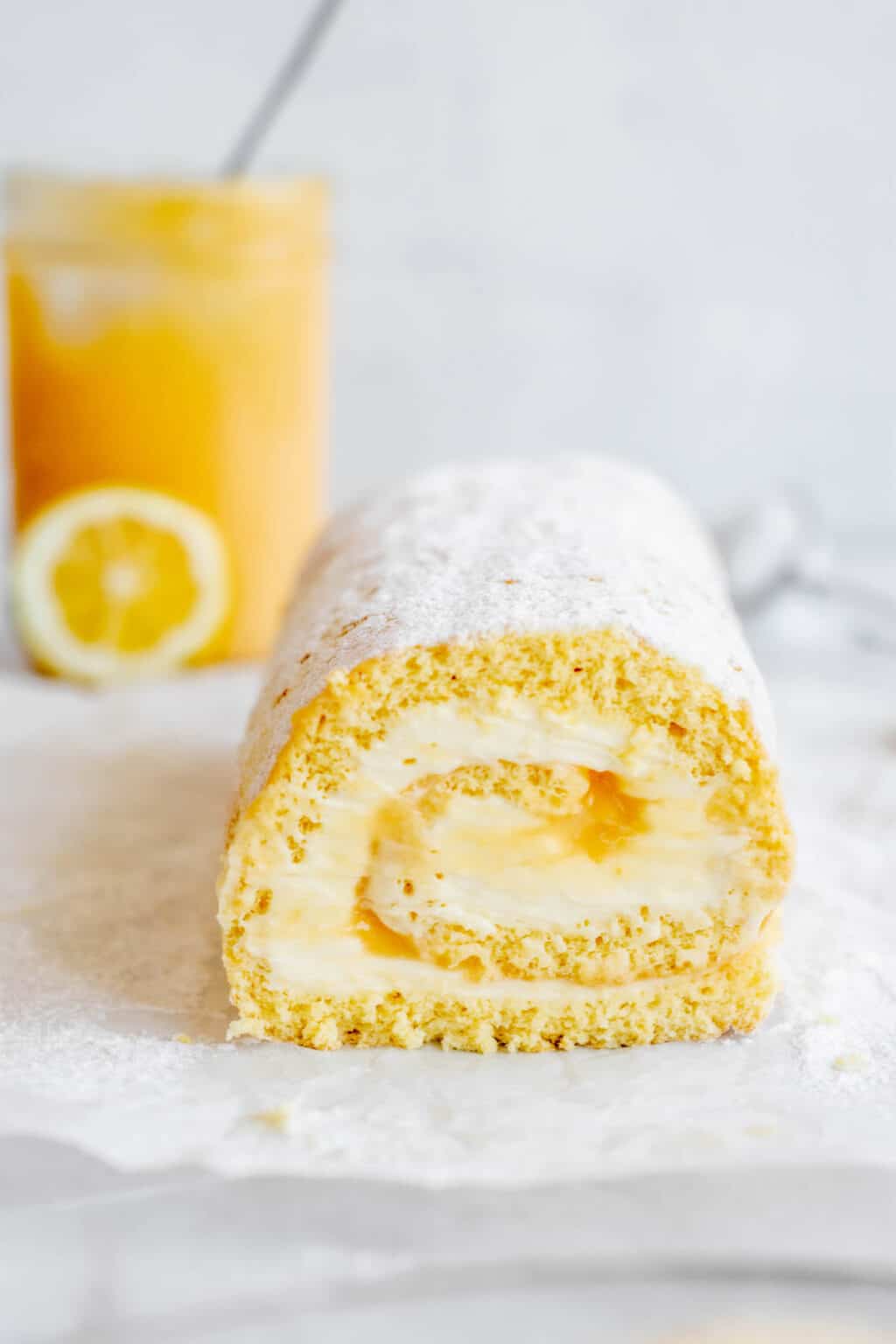 Lemon Swiss Roll - Baking with Butter