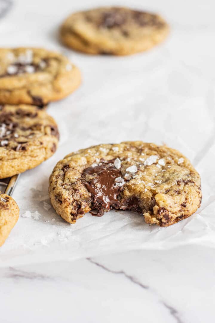 Sourdough Discard Chocolate Chip Cookies - Baking with Butter