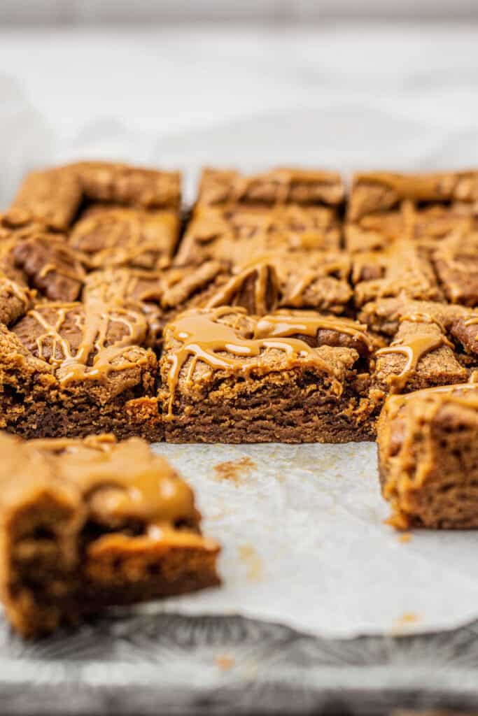 Biscoff Cookie Bars - Baking with Butter
