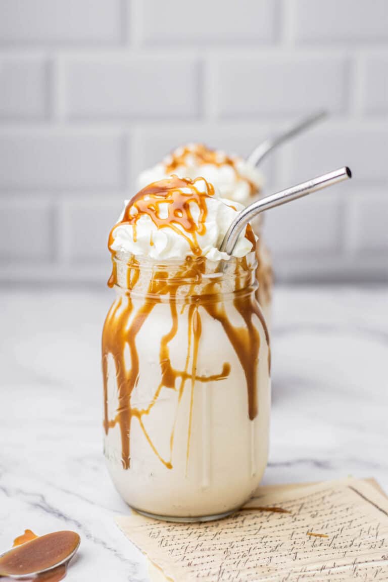 Creamy Butterscotch Milkshake - Baking with Butter
