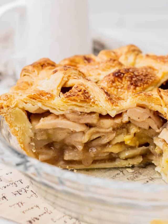 Spiced Pear Pie - Baking With Butter