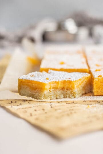 Creamy Orange Bars - Baking with Butter