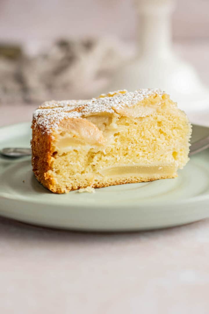 Easy French Pear Cake - Baking with Butter