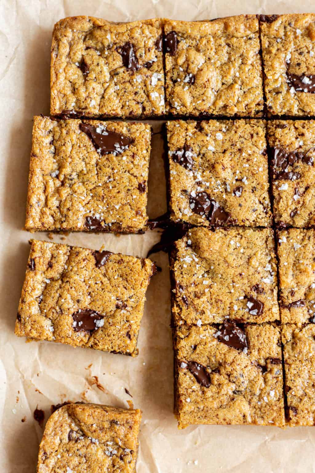 Chewy Espresso Blondies - Baking with Butter