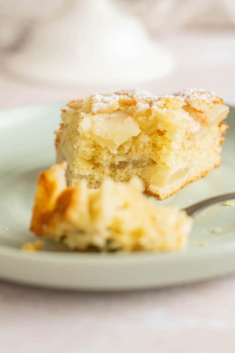 Easy French Pear Cake - Baking with Butter