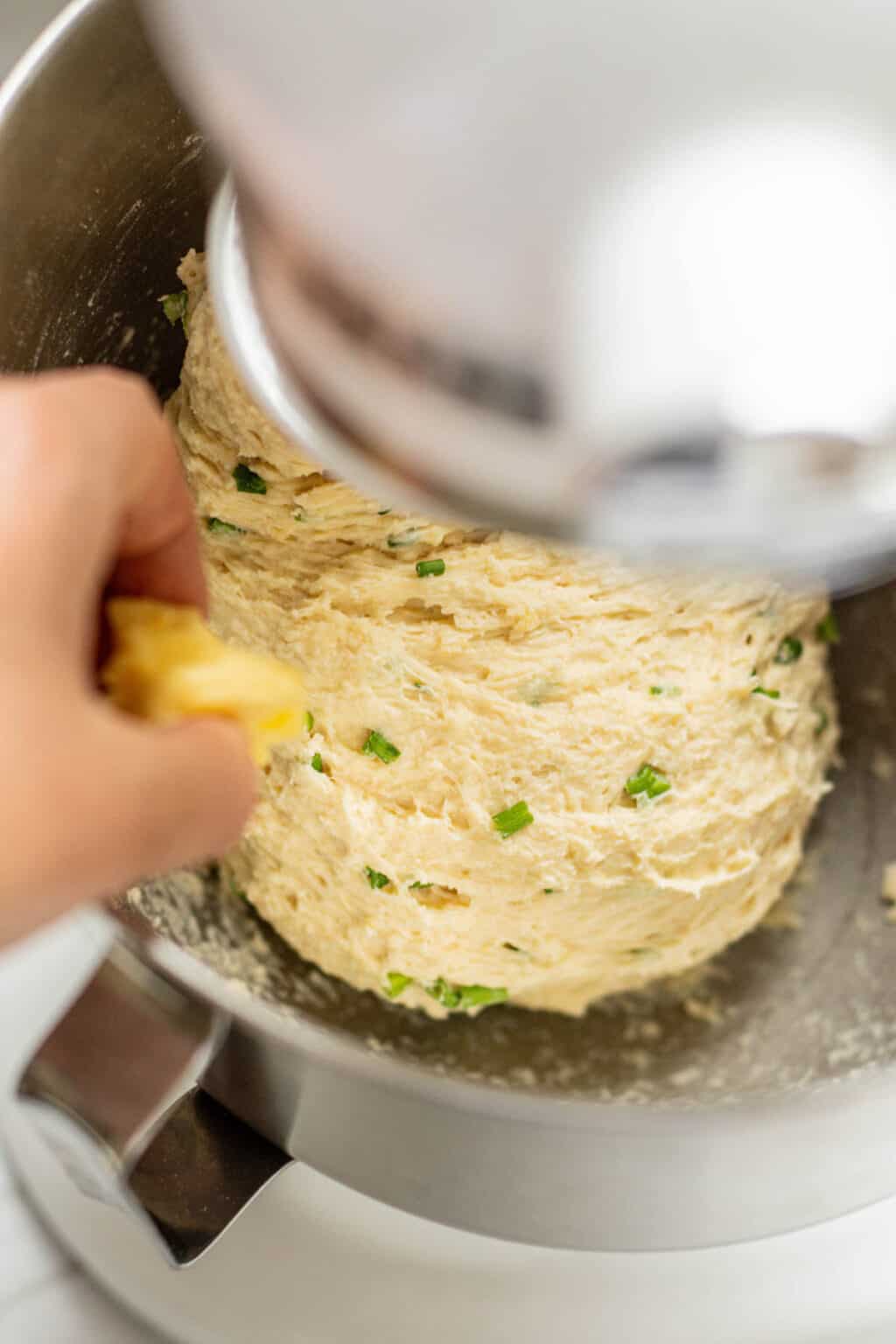 Sour Cream and Chive Rolls - Baking with Butter