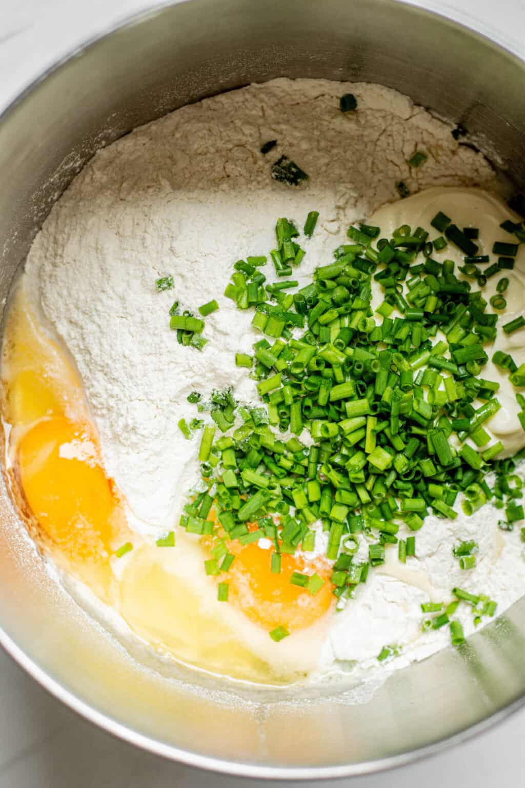 Sour Cream and Chive Rolls - Baking with Butter