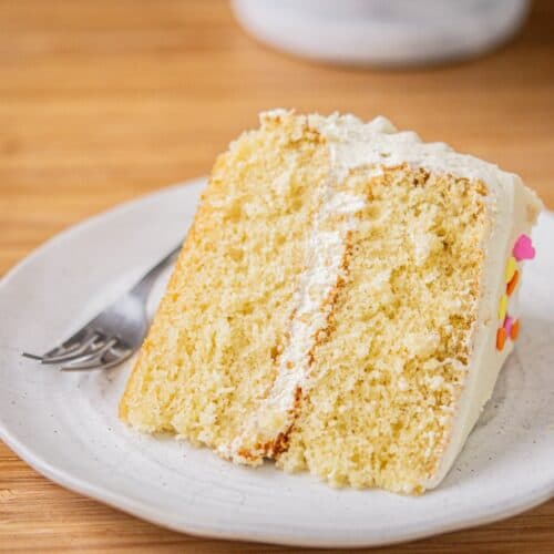 The Perfect 8-Inch Vanilla Cake - Baking with Butter