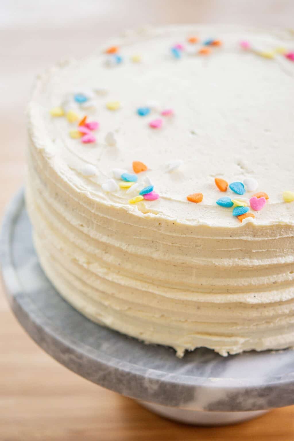 The Perfect 8-Inch Vanilla Cake - Baking with Butter