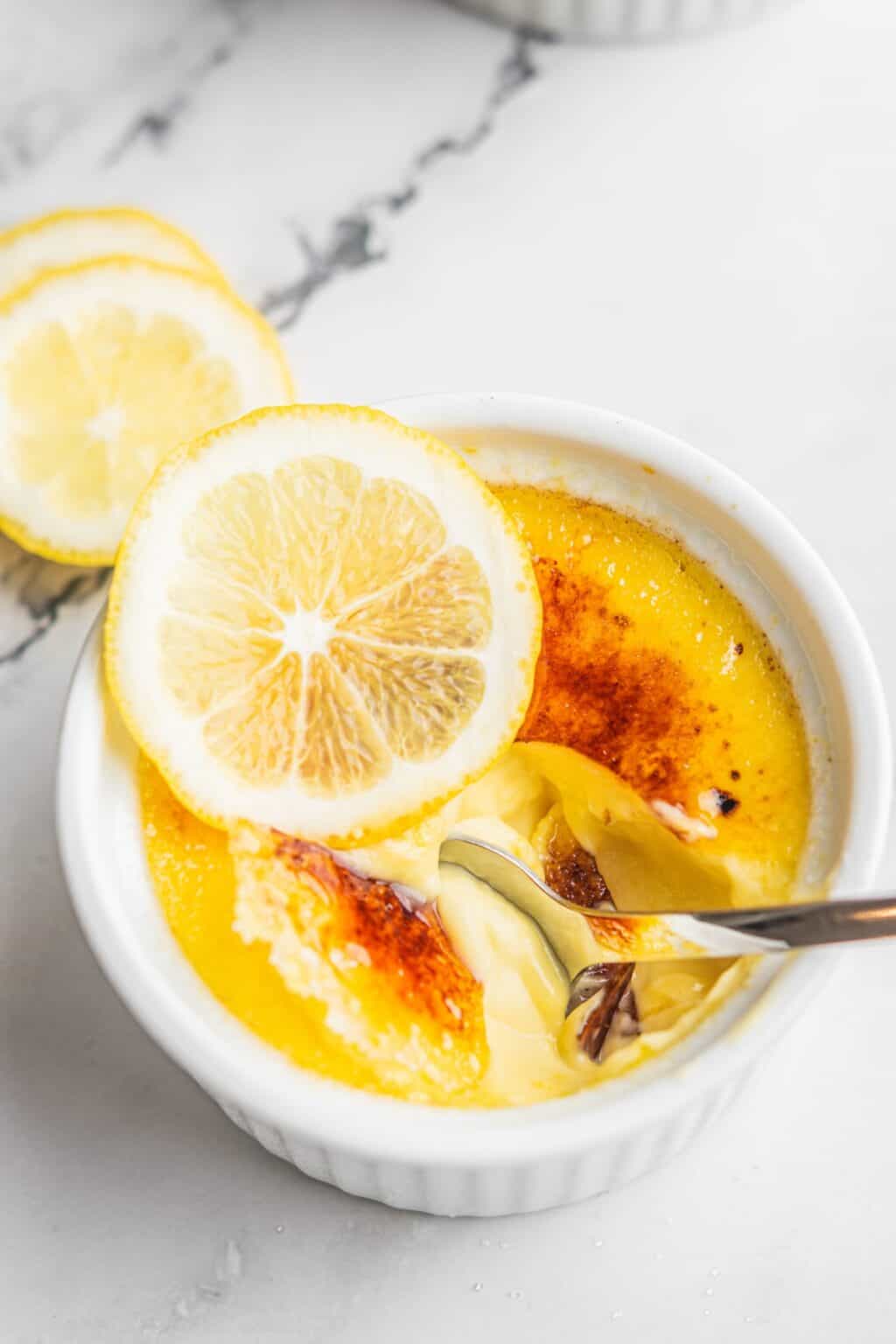 Lemon Crème Brûlée - Baking with Butter