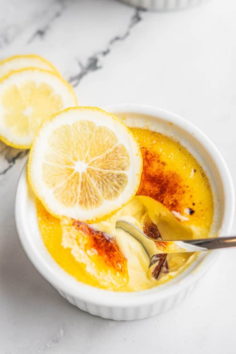 Lemon Crème Brûlée - Baking with Butter