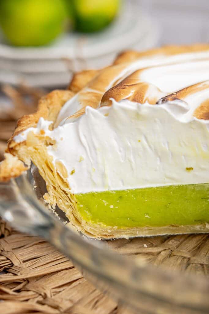 Lime Meringue Pie - Baking with Butter