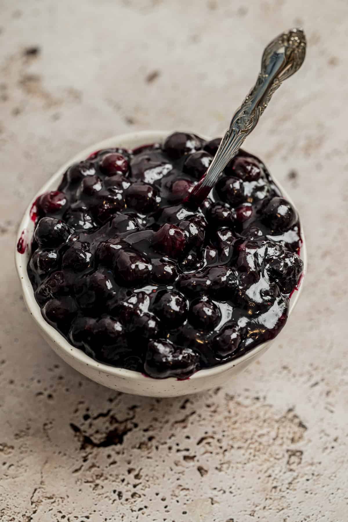 Blueberry Cake Filling - Baking with Butter