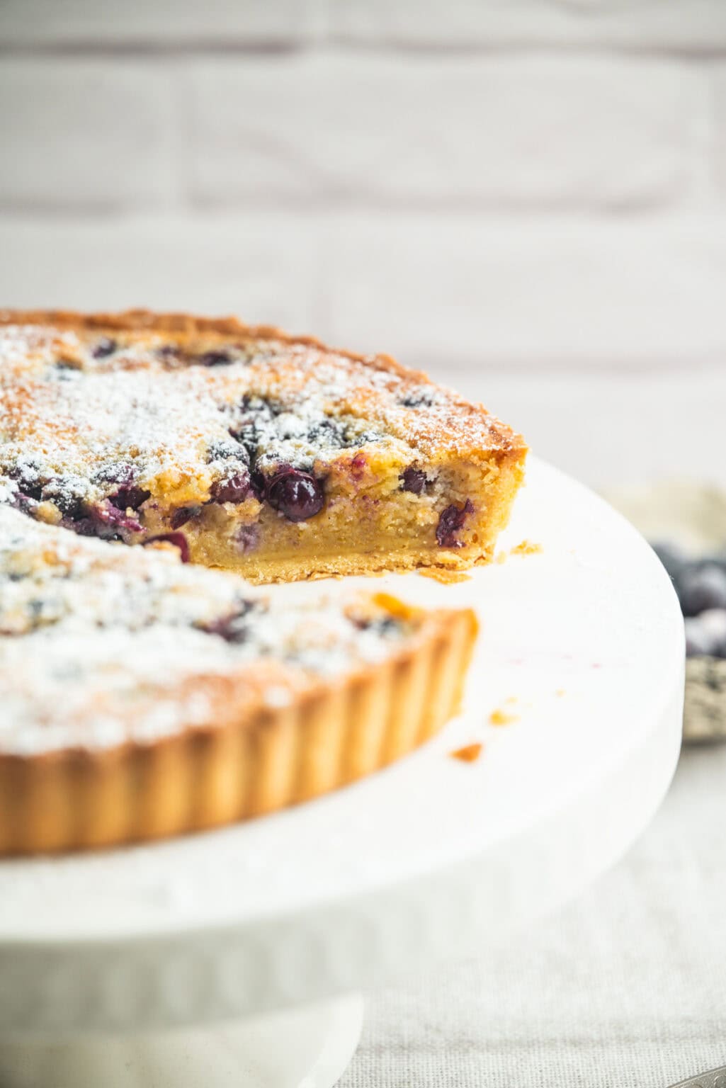 Blueberry Frangipane Tart with Pâte Sablée Crust - Baking with Butter