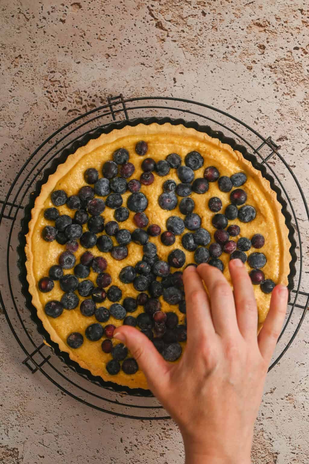 Blueberry Frangipane Tart with Pâte Sablée Crust - Baking with Butter