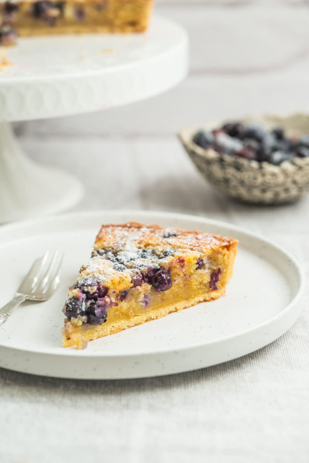 Blueberry Frangipane Tart with Pâte Sablée Crust - Baking with Butter